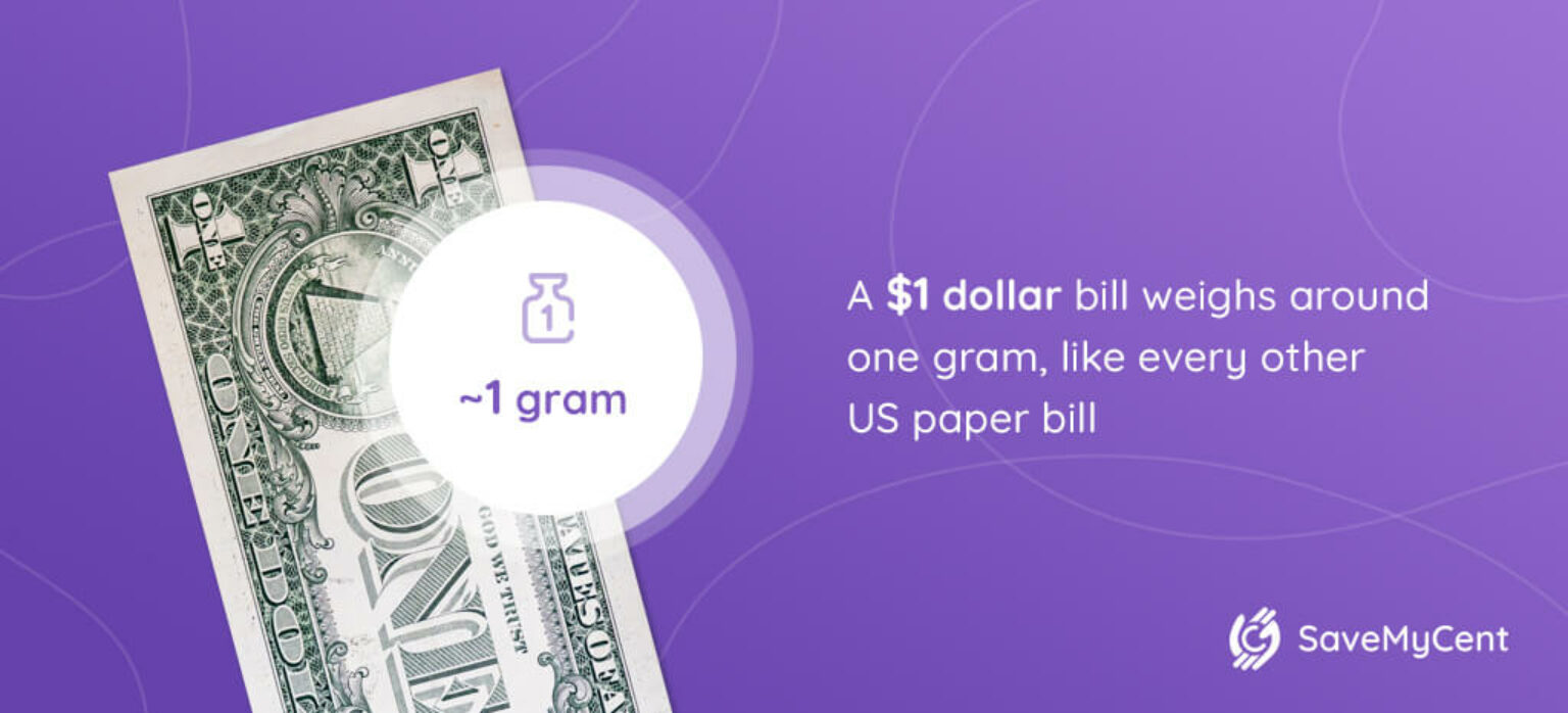 How Much Does a $1 Bill Weigh? +10 FAQs Answered | SaveMyCent